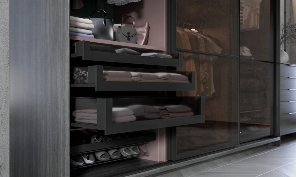 Glass interior fronts – a complement to AXIS PRO drawer systems with ...